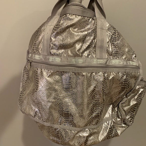 Kipling | Bags | Lavendersilver Metallic Kipling Duffel | Poshmark